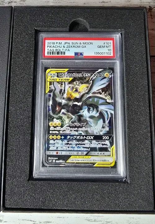 最終値下げ　【PSA10】ピカチュウ&ゼクロムGX SR SA