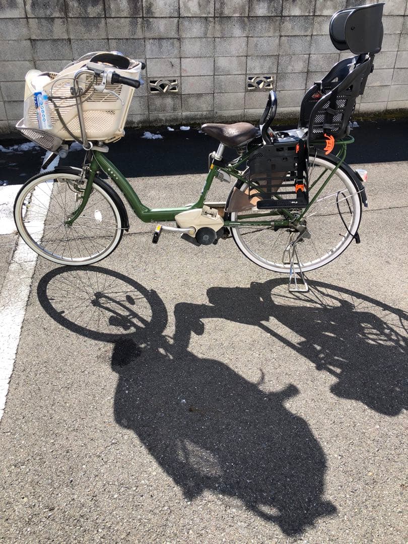 電動自転車　子乗せ　ブリヂストン　アンジェリーナ