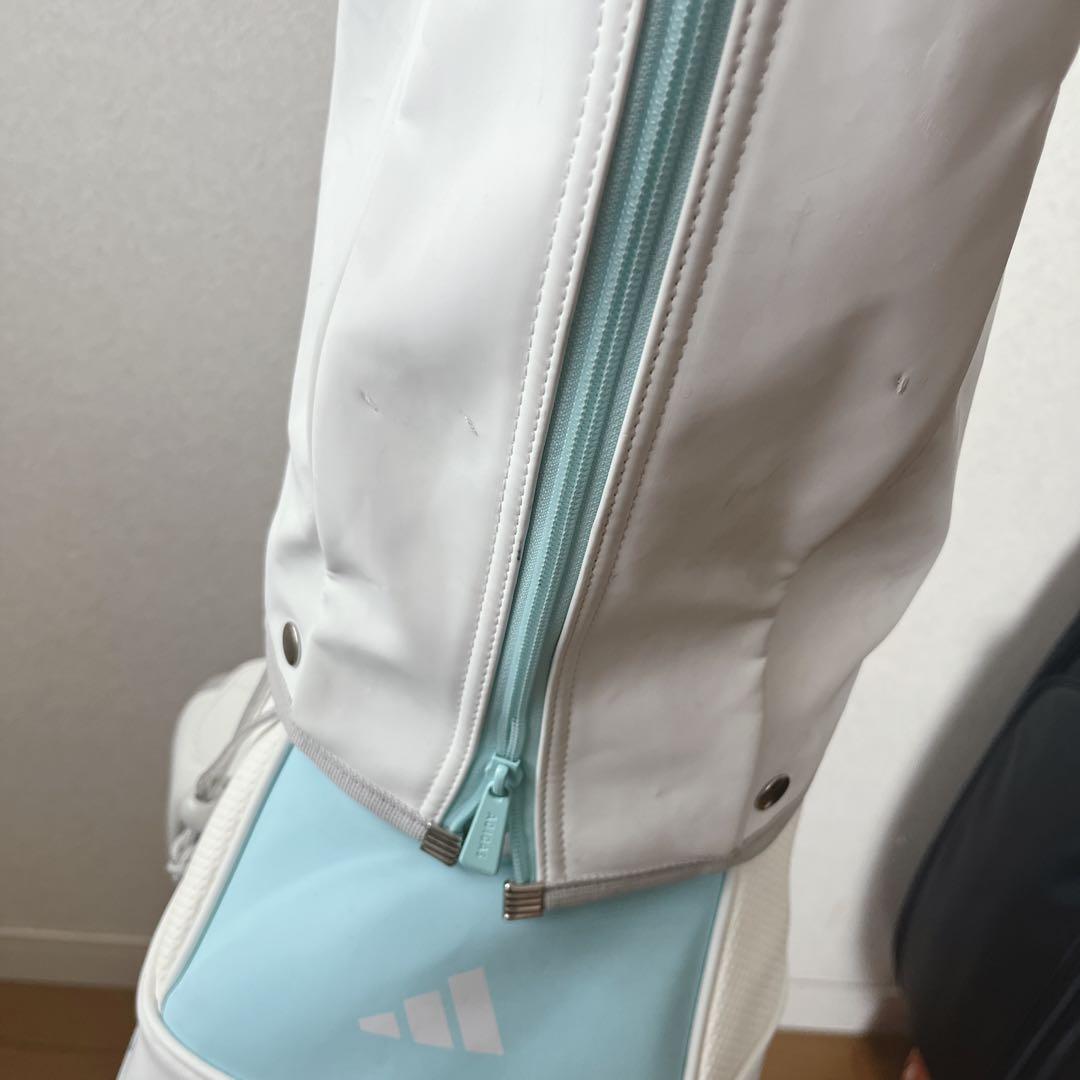 K102 adidas 軽量 スリーストライプ キャディバッグ