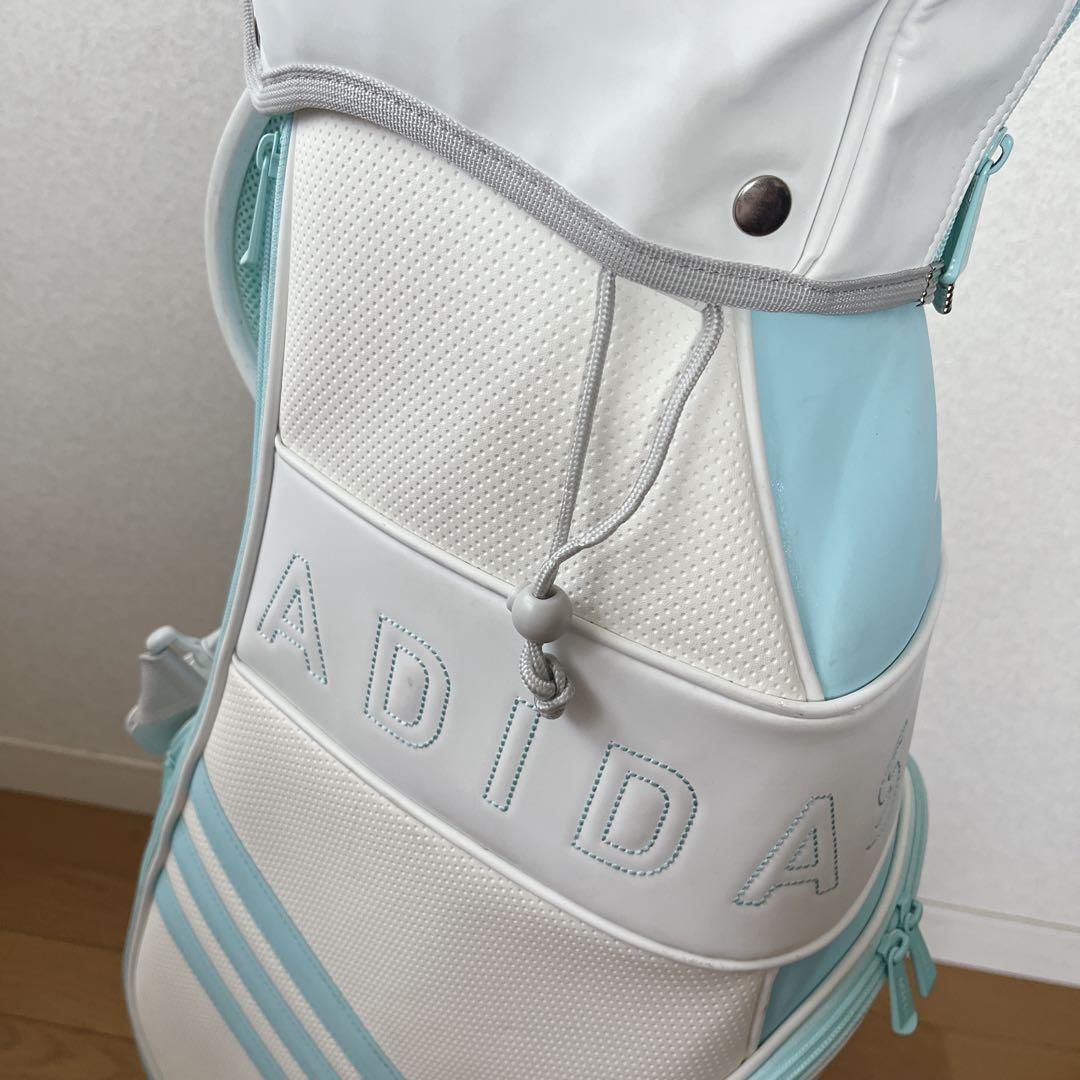 K102 adidas 軽量 スリーストライプ キャディバッグ