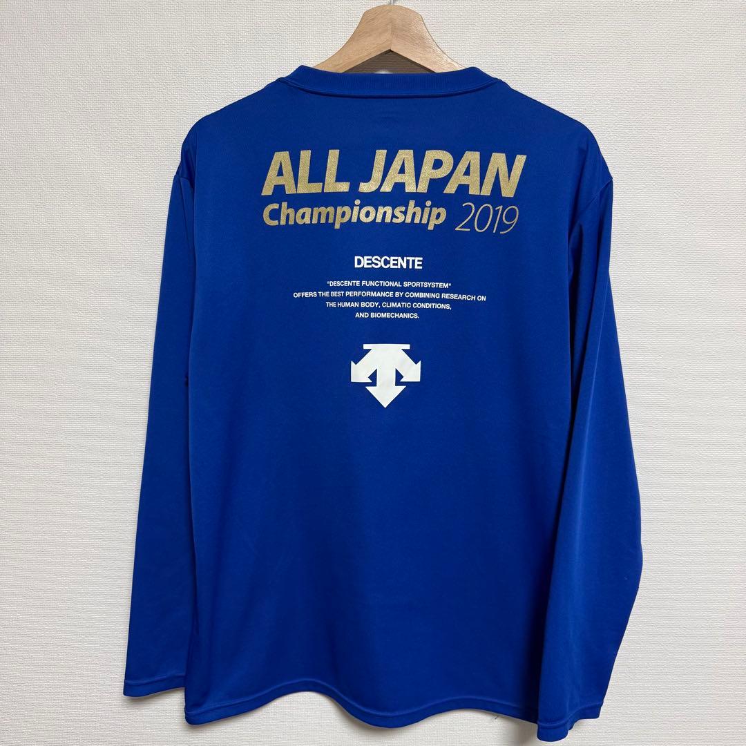 【美品】ALLJAPAN 国体 デサント ロンT Oサイズ