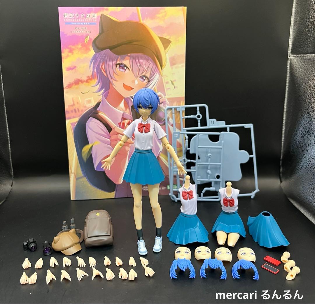 創彩少女庭園　虹村 映美　綾波レイカラーver＋モトコンポNERV塗装完成品