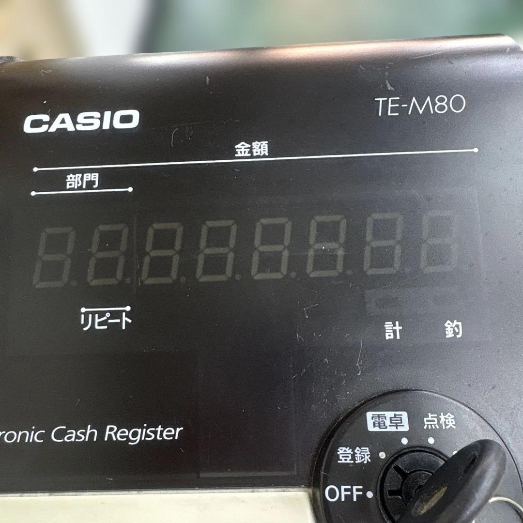 CASIO TE-M80 電子レジスター