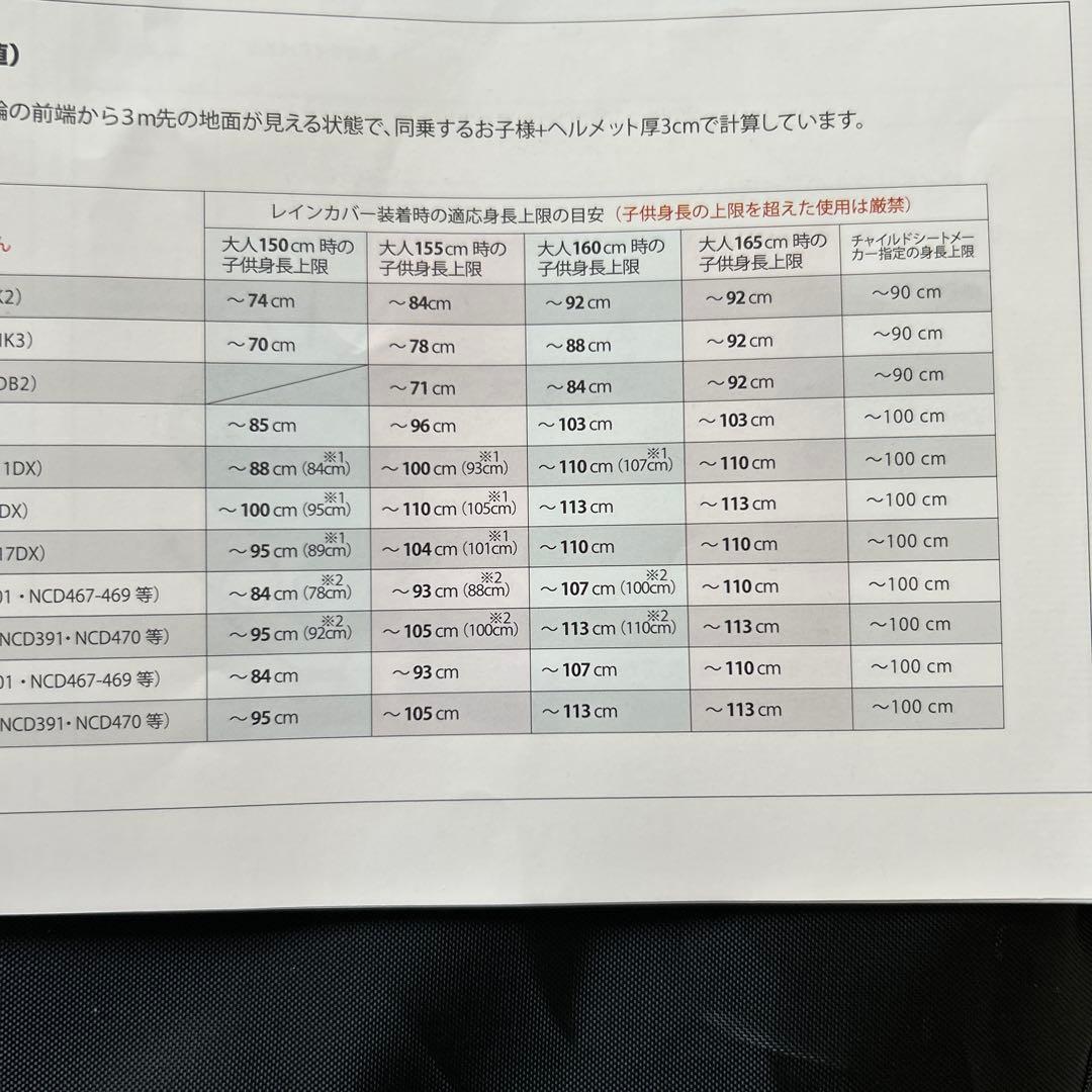 未使用★リトルキディーズ ver.3＋ 自転車レインカバー　フロント　ブラック