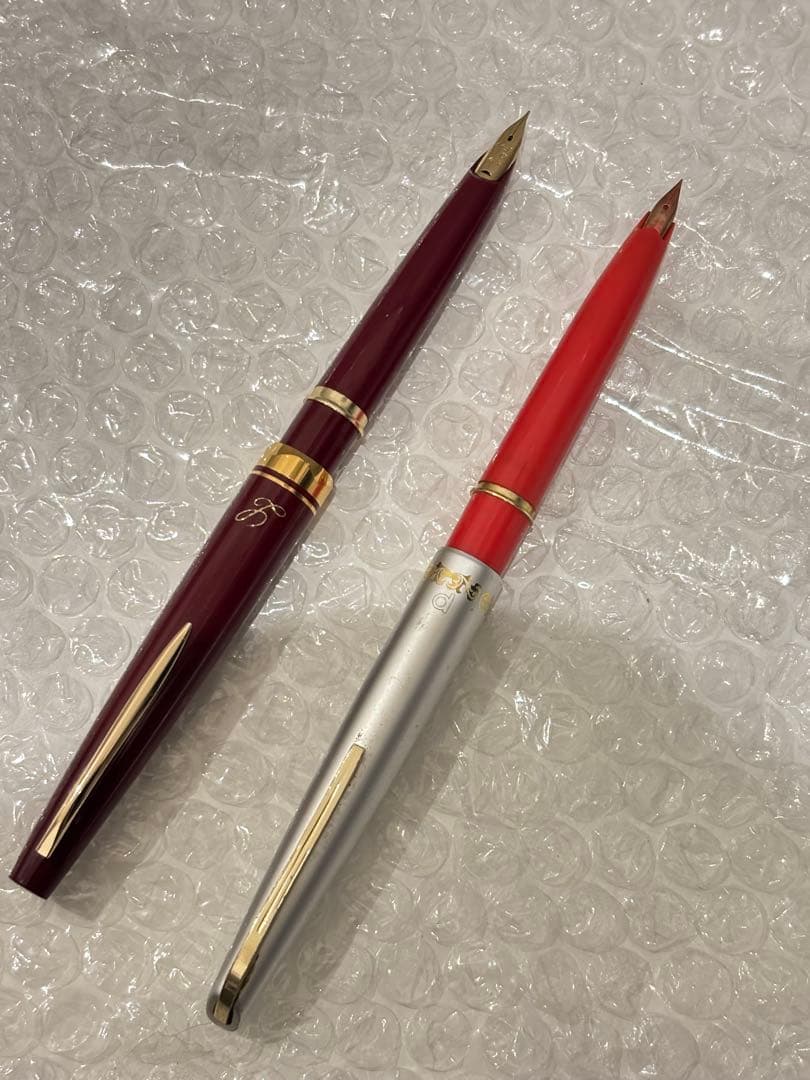 14K PILOT Lady 万年筆 2本セット 中古