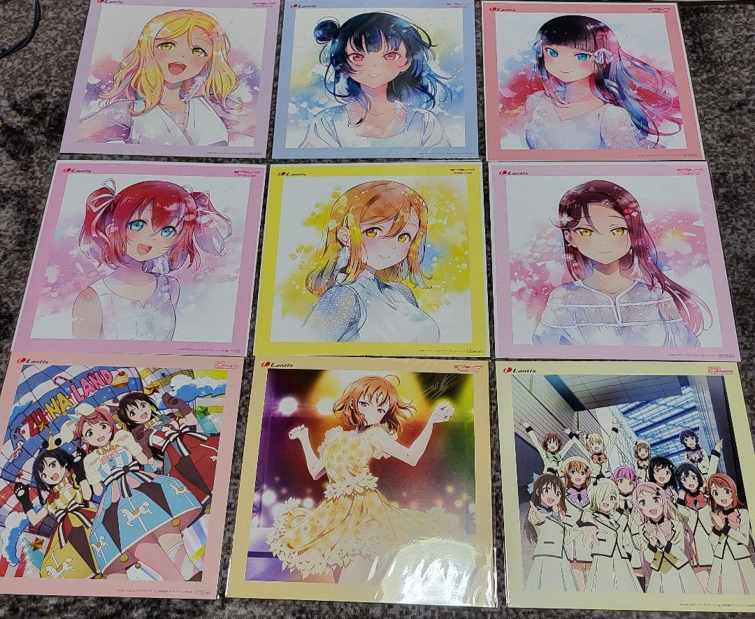 ラブライブ　メガジャケット　77枚セット　Aqours 虹ヶ咲Liella蓮ノ空