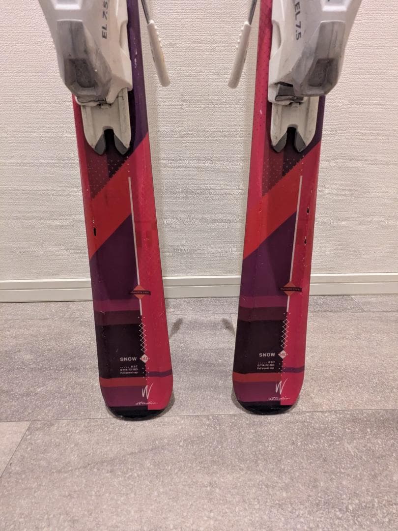 スキー ELAN 140 cm Ski with Bidings and Poles