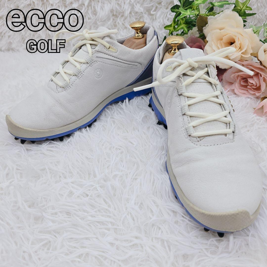 ecco エコー 本革 ゴルフシューズ 23cm GORE-TEX 防水 透湿
