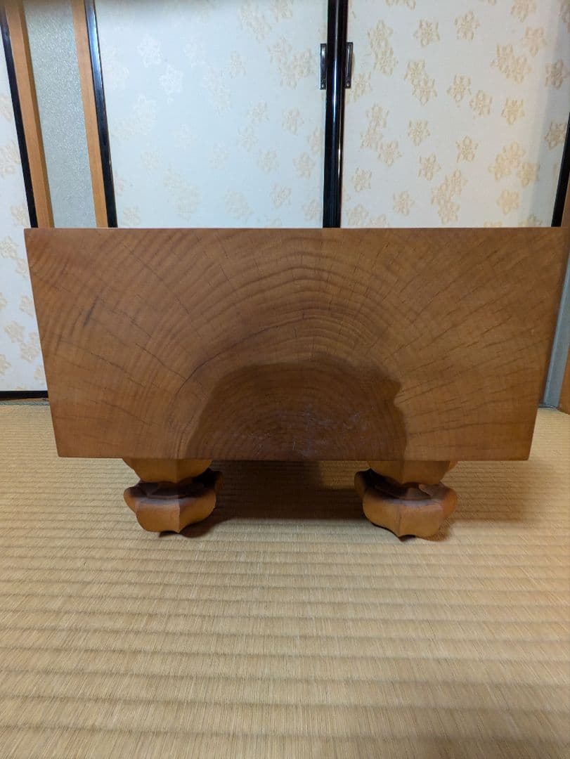 碁盤 本榧 約45.5cm x 42.5cm 厚み19.3cm 高さ31cm