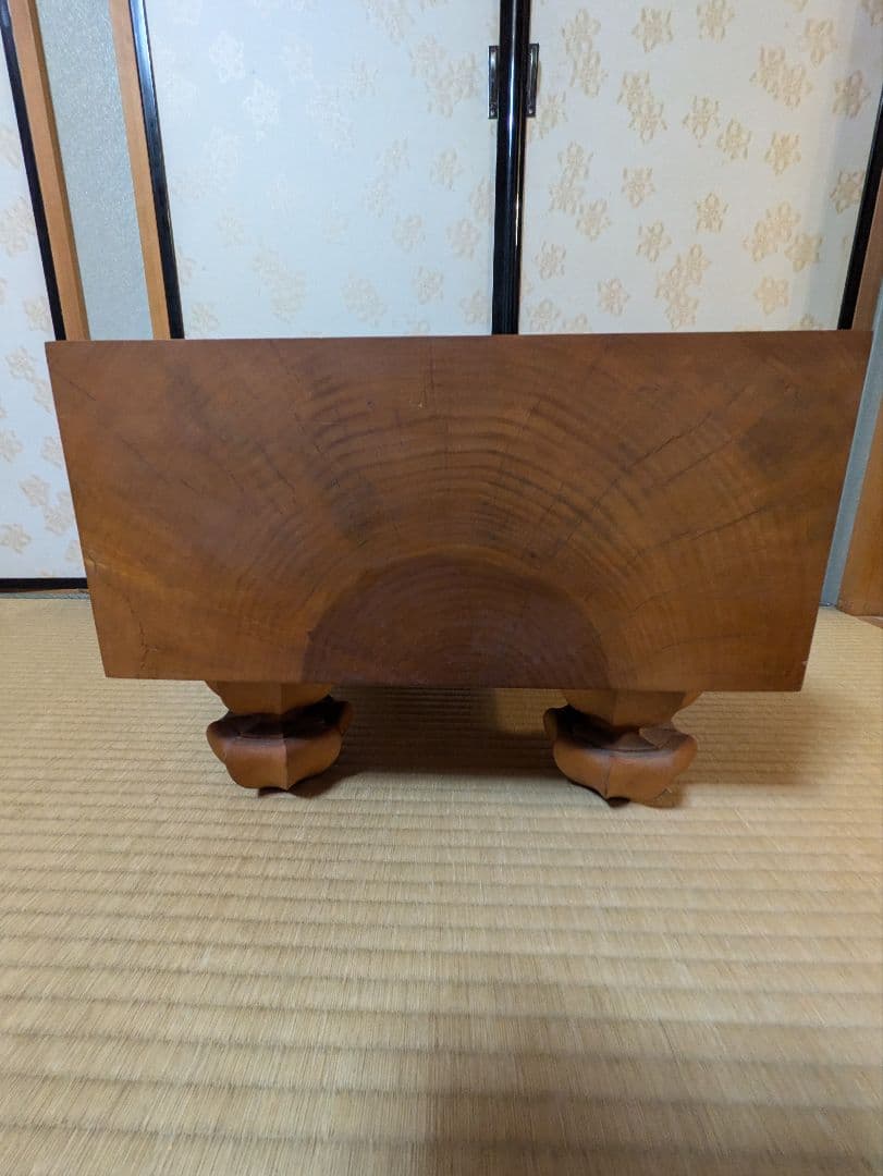 碁盤 本榧 約45.5cm x 42.5cm 厚み19.3cm 高さ31cm
