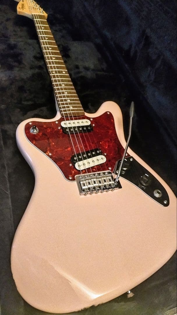 ギター Squier Paranormal Super-Sonic Shell Pink