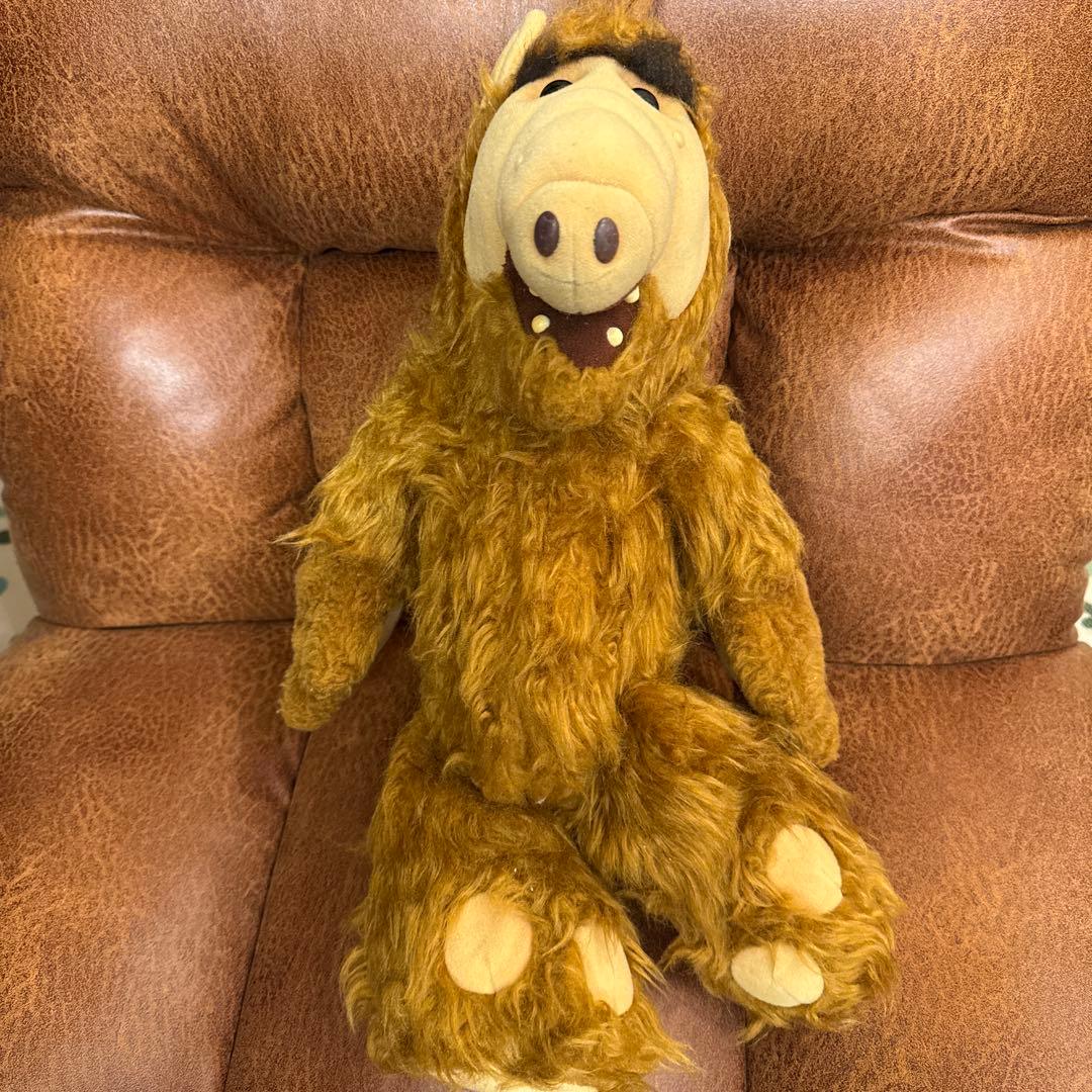80年代 ビンテージ アルフALF ぬいぐるみ 約53cm al9