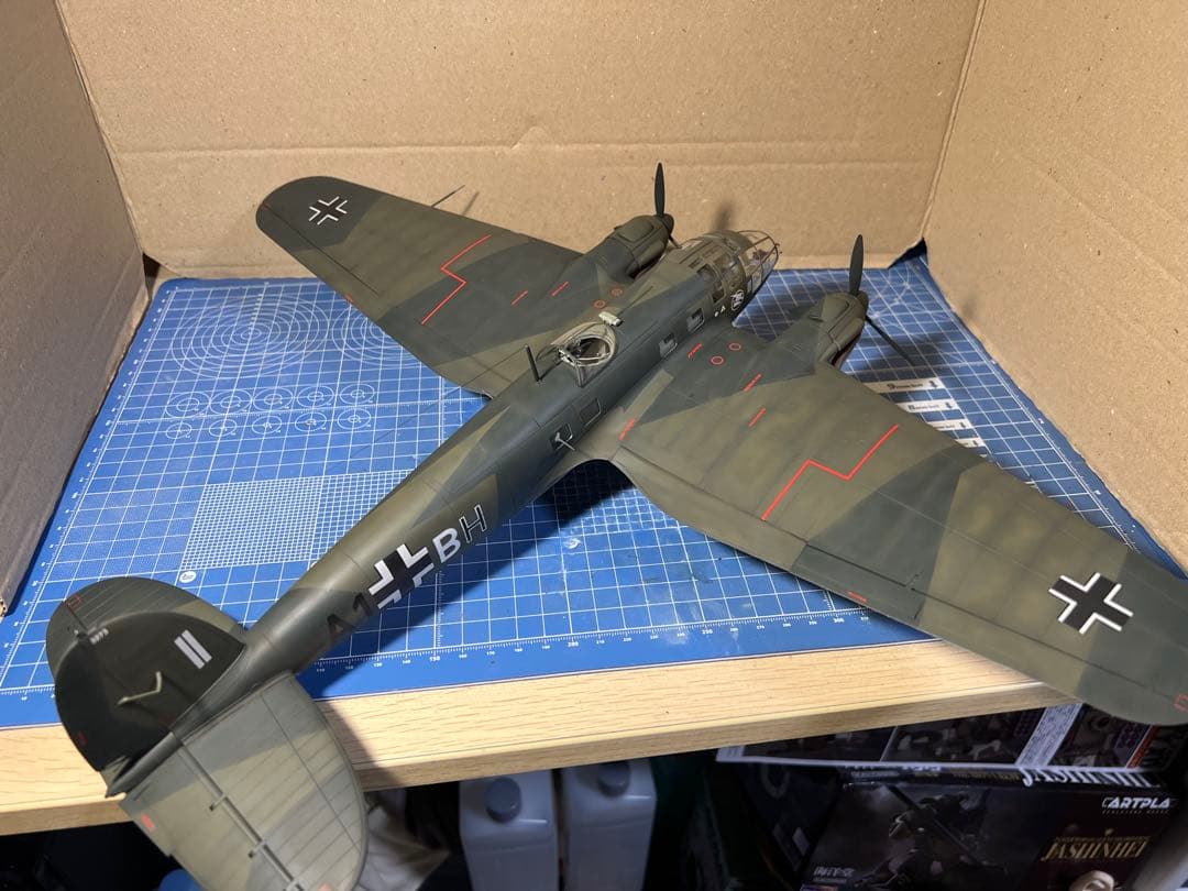 ICM 1/48 ハインケルHe111H-3 完成品