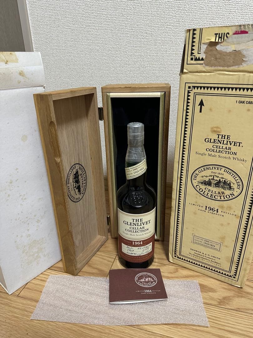 ウイスキー THE GLENLIVET CELLAR COLLECTION 1964