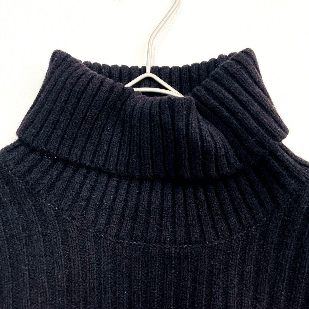 6407【美品】ブリーフィング　タートルネックリブニット　セーター　レディース