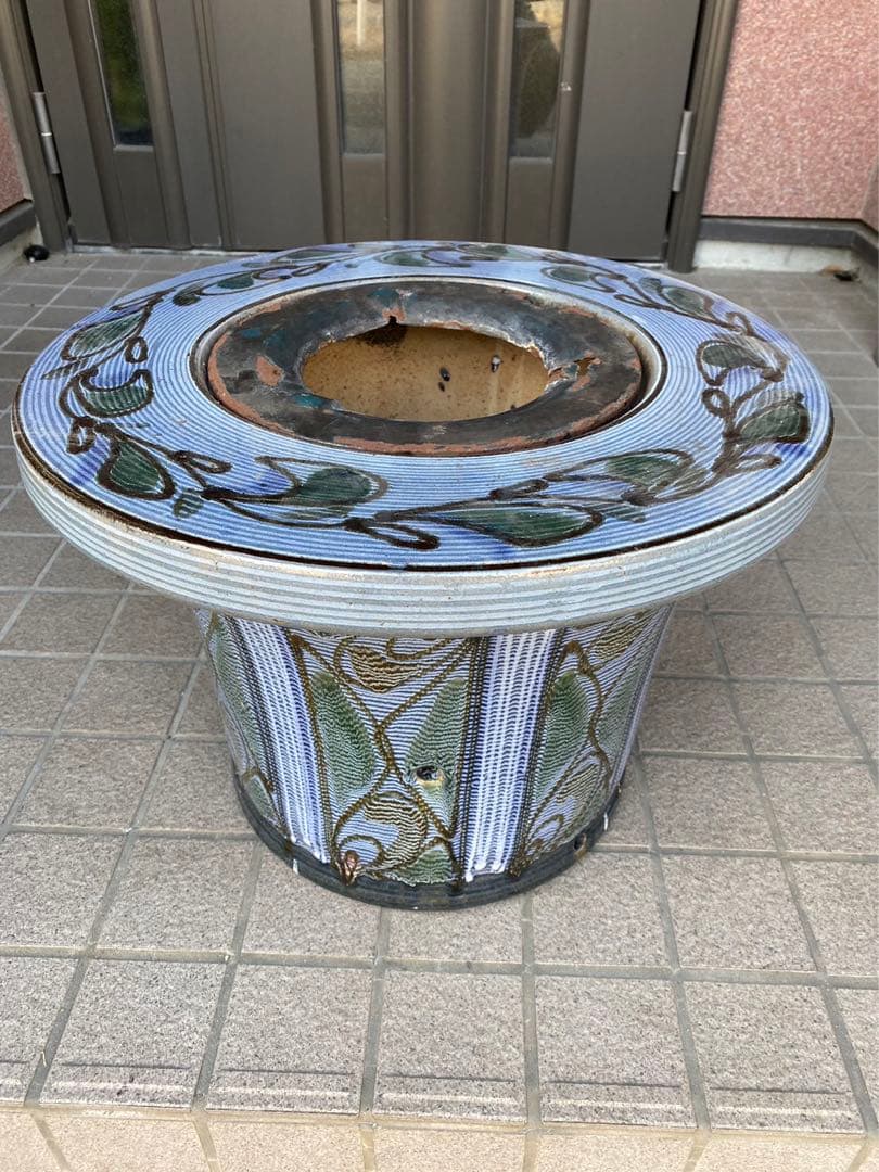 練炭火鉢.太成コンロ付き.五徳付き! 当時物! 昭和レトロ&アンティーク!