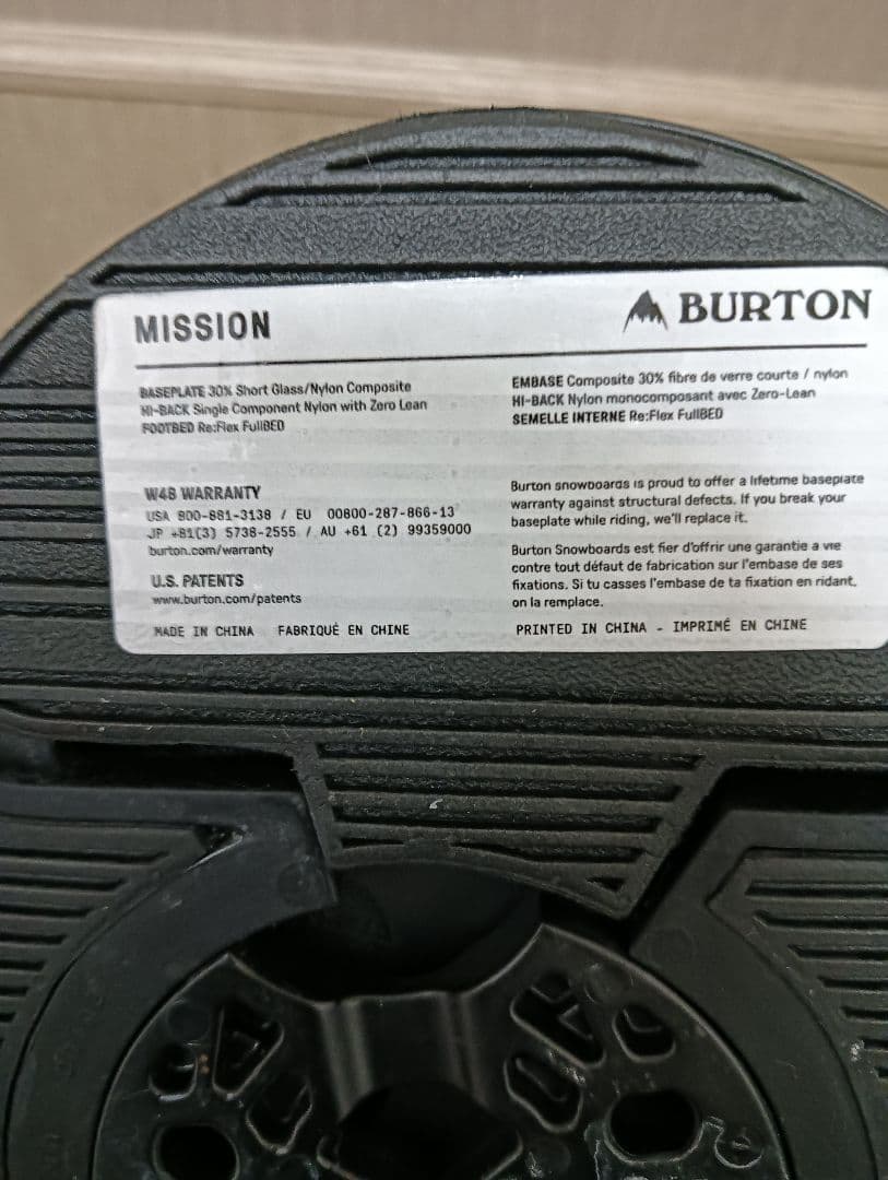 BURTON　ビンディング　MISSION