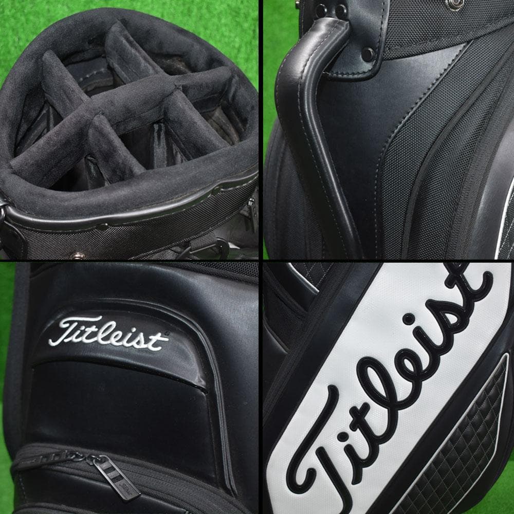 Titleist/タイトリスト ゴルフ キャディバッグ９.５型【ブラック】美品！