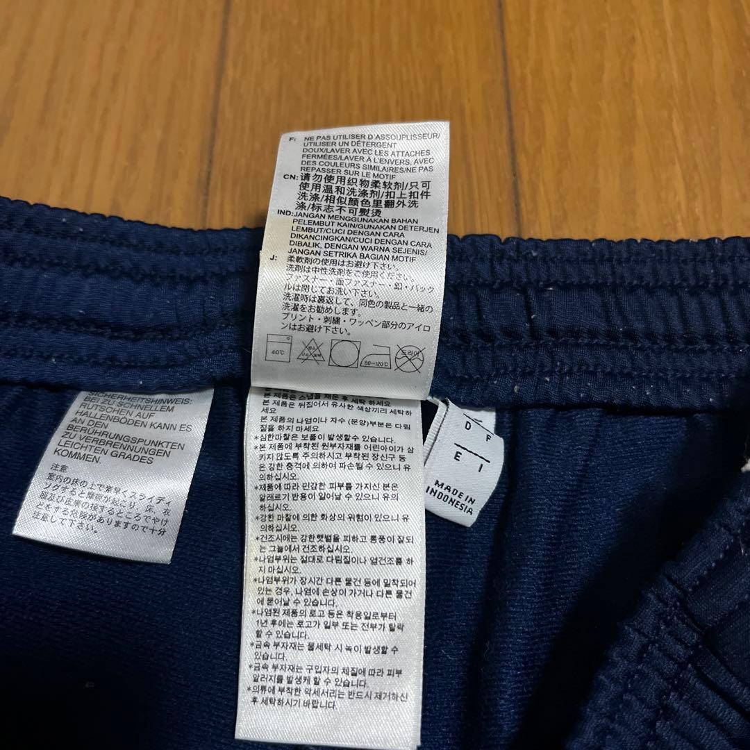 アディダスオリジナルス　ネイビー ジャージパンツ 3本ライン　160