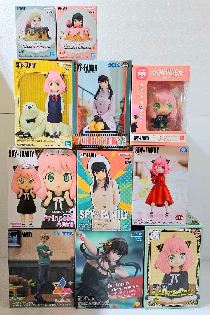 ❤オンクレ美品❤ ＳＰＹ×ＦＡＭＩＬＹ フィギュア まとめ売り