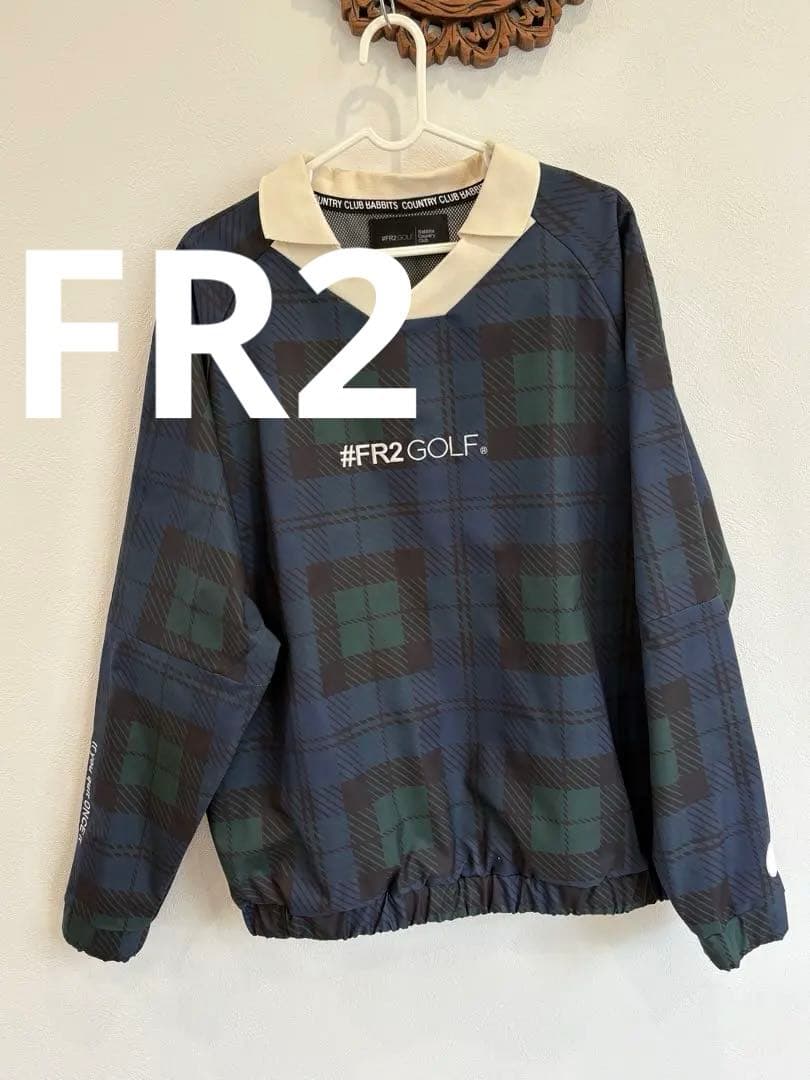【美品】FR2 GOLF エフアールツーゴルフ　襟付 ブルゾン　L