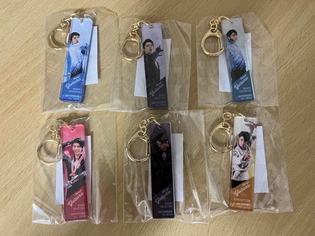 羽生結弦展2019-20 アクリルスティックキーホルダー全6種