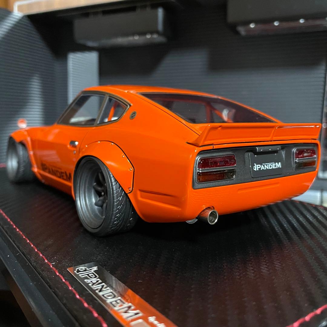 激レア！新品イグニッションモデル 1/18 PANDEM S30 Z オレンジ❷