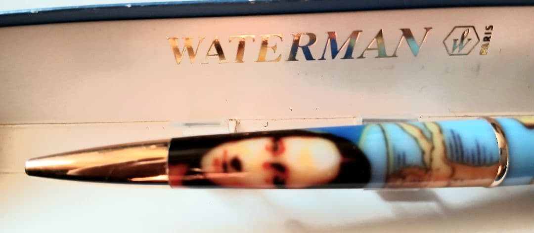 【稀少】Waterman ボールペン レオナルド・ダ・ヴィンチ モナ・リザ絵柄