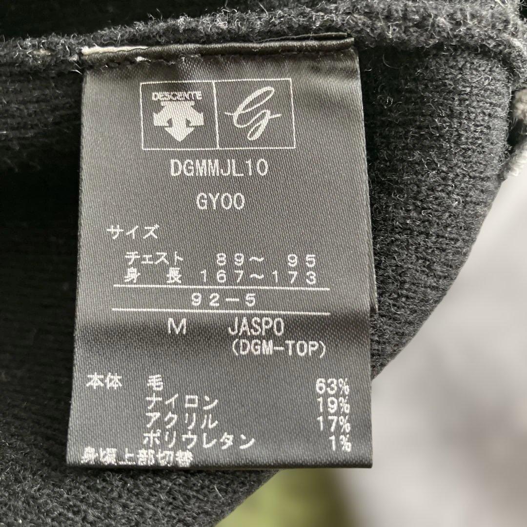 DESCENTE GOLF ジップニットウェア　デサントゴルフ　M