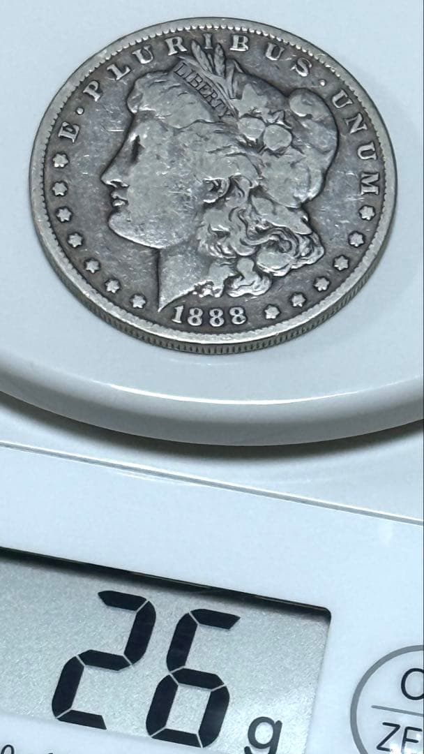 モルガン銀貨　1888年 silver900