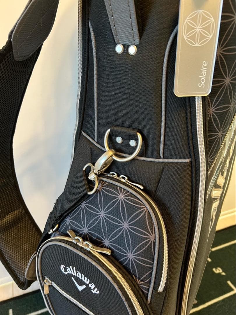 美品！Callaway Solaireキャディーバックのみ／フード・名前タグ付付