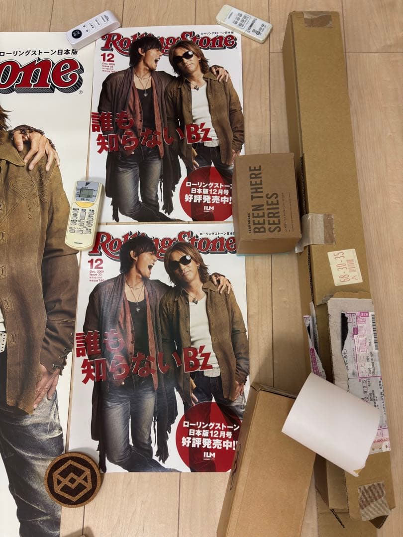 B'z ポスター Rolling Stone 12月号 期間限定
