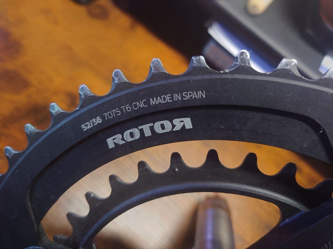 ROTOR ALDHU クランクセット 真円　52/36T　170mm