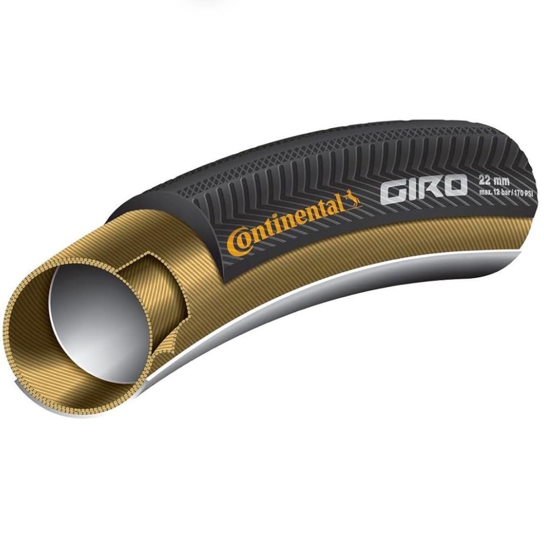 3点セット　コンチネンタル　ロードタイヤ Giro Tubular 28x 22