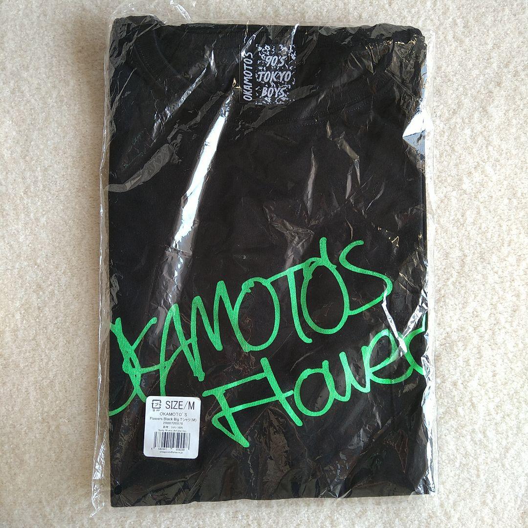 OKAMOTO'S Flowers Black Big Tシャツ 新品 Mサイズ