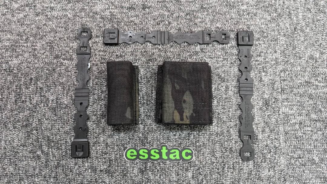 実物 esstac 5.56 シングル+シングルピストル マグポーチ セット