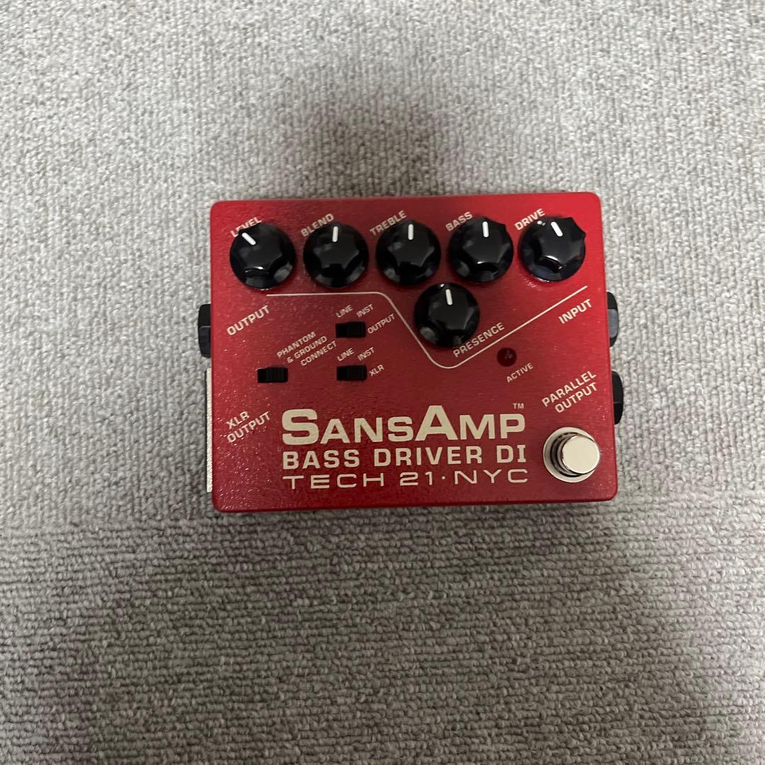 TECH 21 SansAmp サンズアンプ V1後期 限定カラー 赤