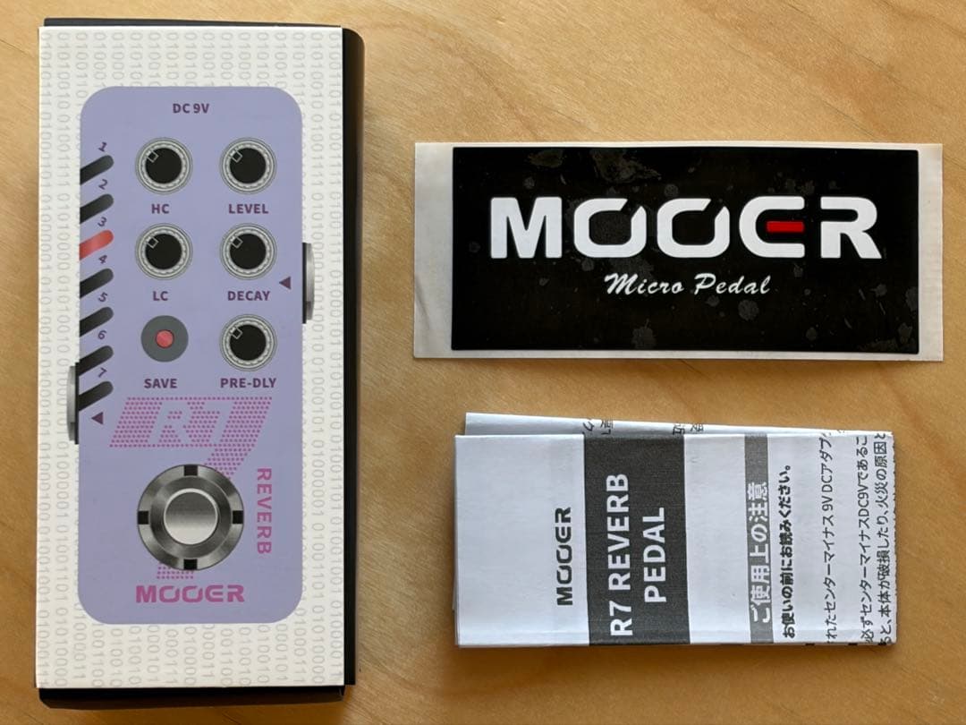 ☆ MOOER R7 リバーブ 新同美品