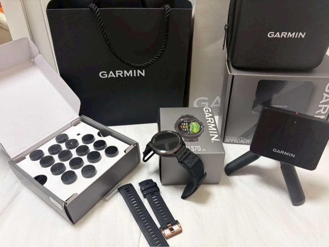 Garmin ゴルフ用品 3点セット｜Approach S70 R10 CT1