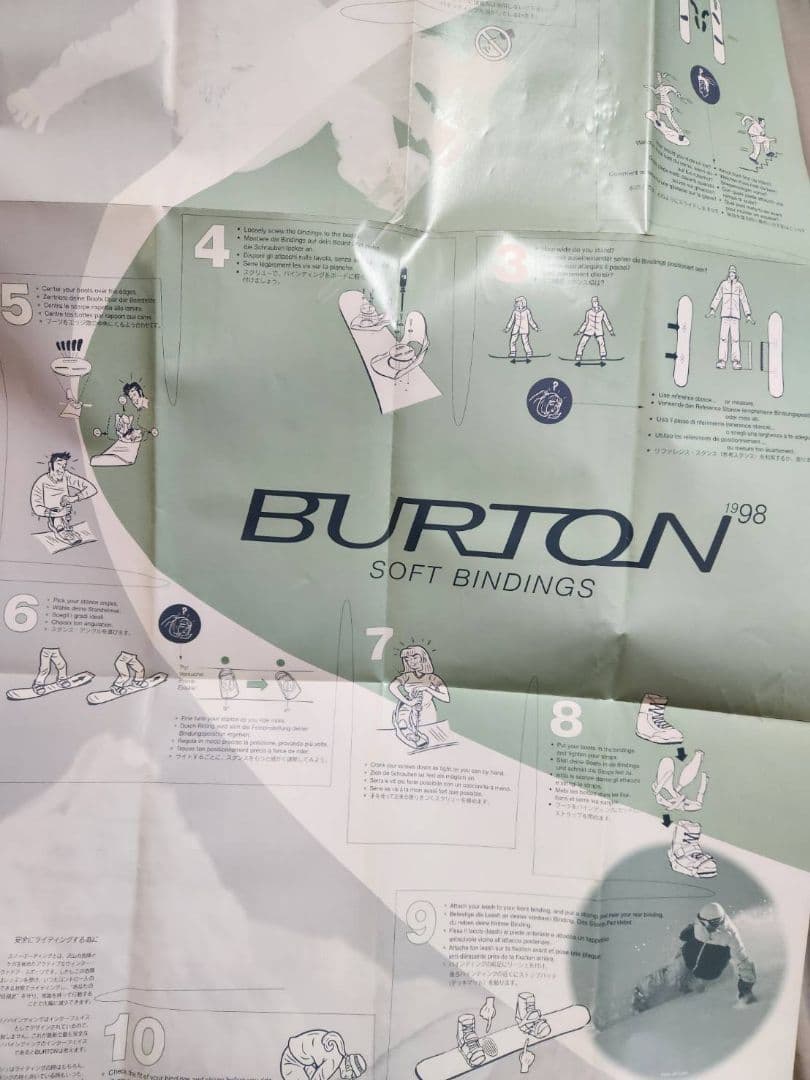 BURTON ポスター 1998年 SOFT BINDINGS