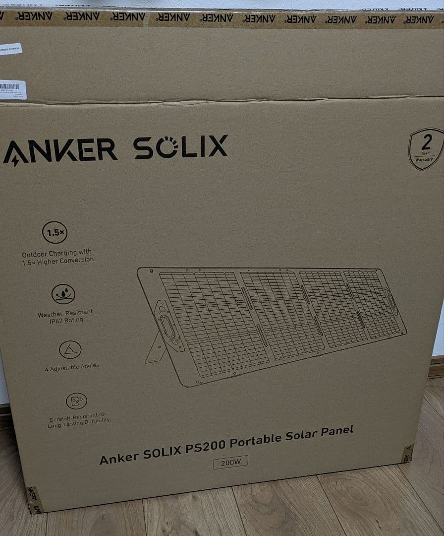 Anker SOLIX PS200 ポータブルソーラーパネル