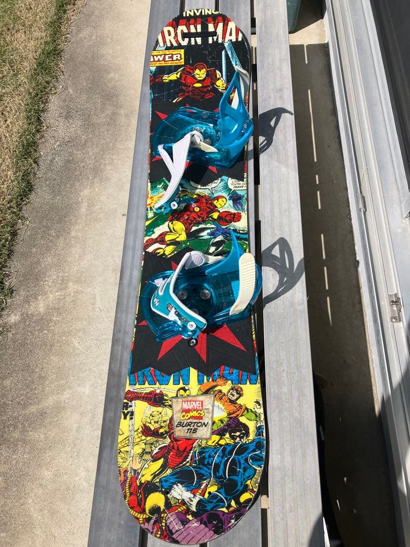 Burton スノーボードMarvel Comics サイズ115㎝3点セット