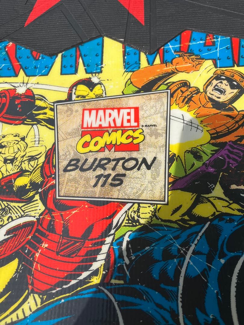 Burton スノーボードMarvel Comics サイズ115㎝3点セット