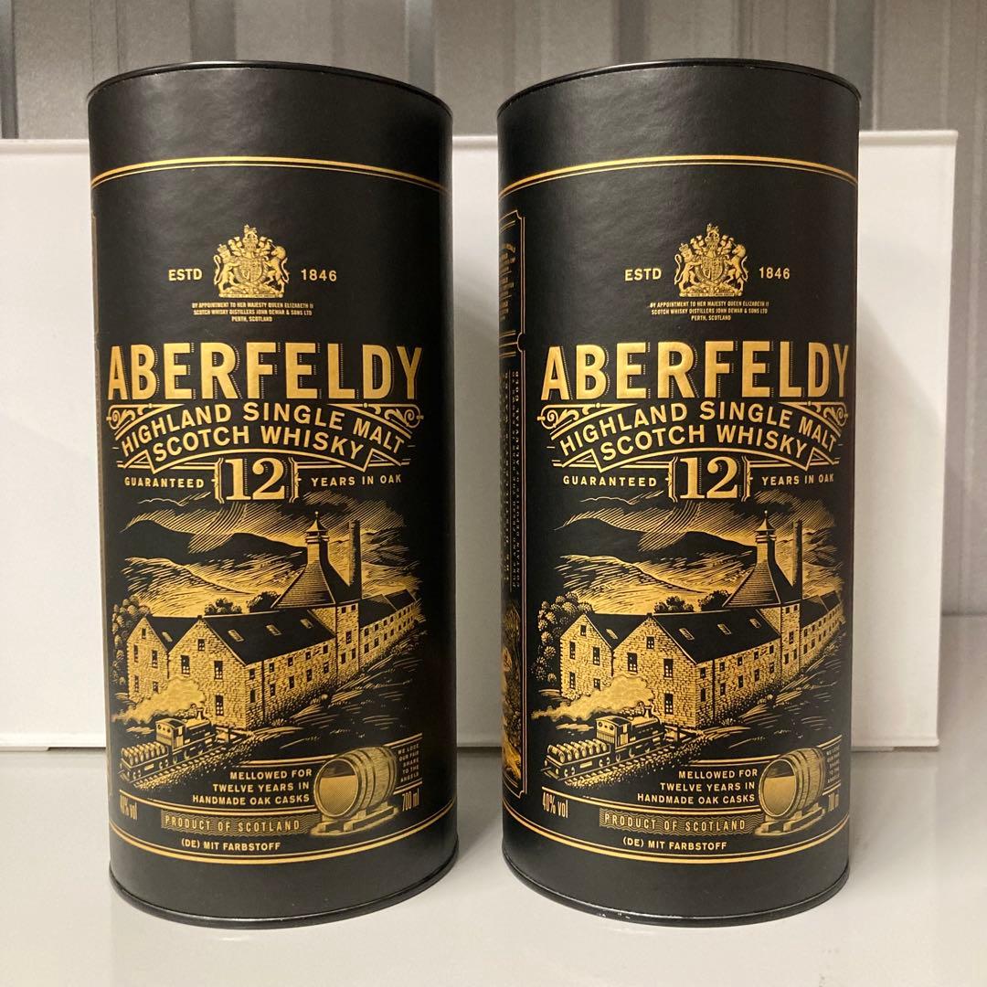 【新品・未開封】★２本★ABERFELDY アバフェルディ12年 正規輸入品