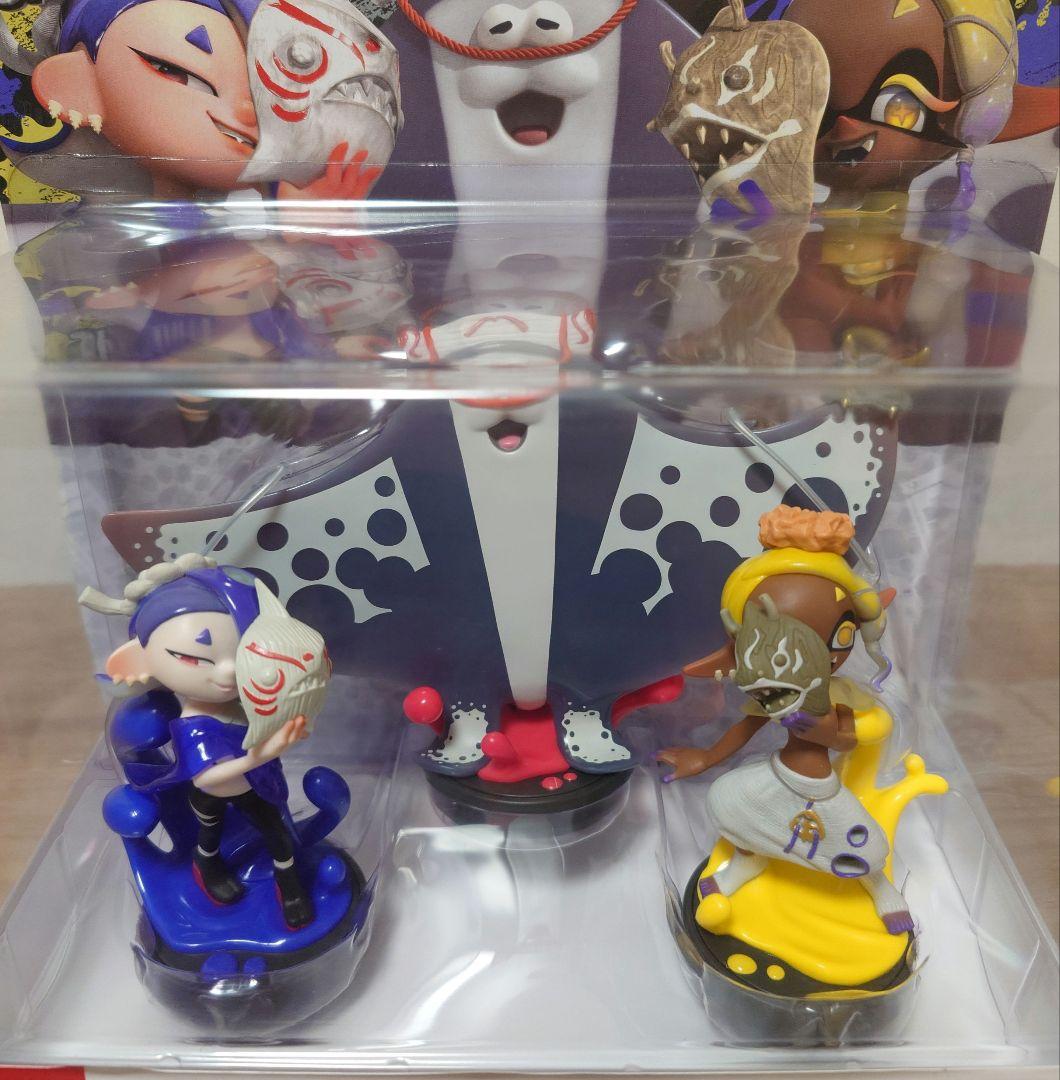 amiibo　すりみ連合セット　フウカ　マンタロー　ウツホ　あつ森