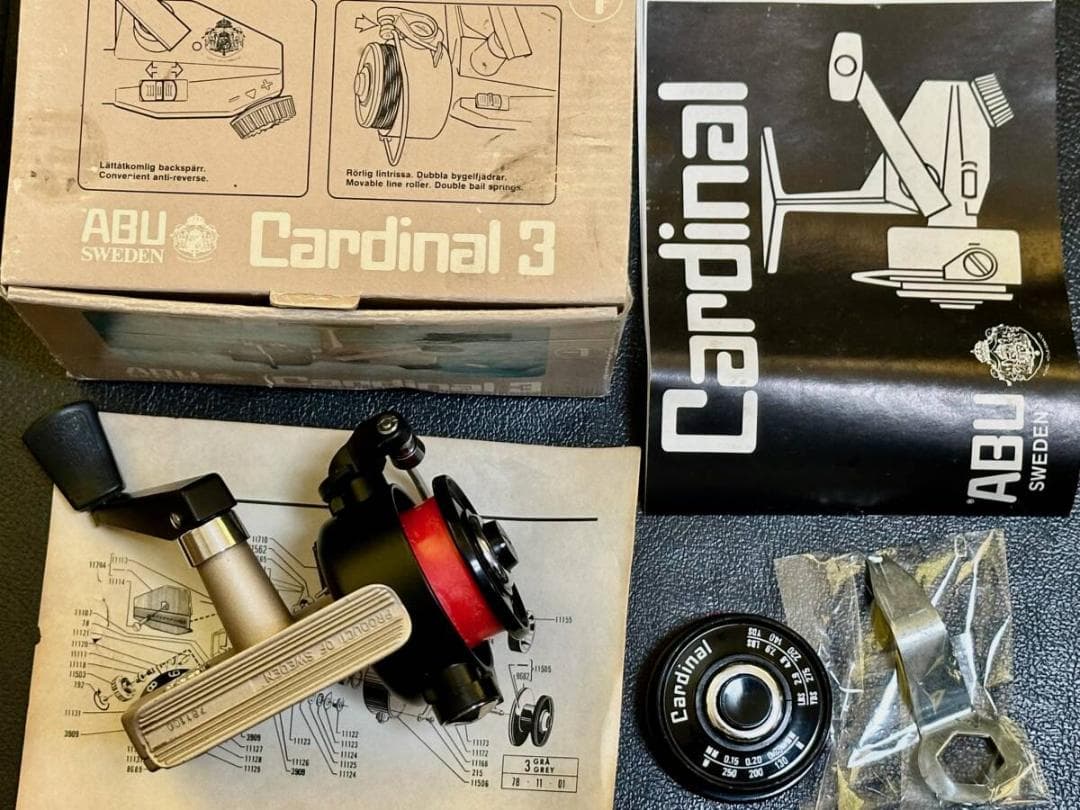 幻　ABU カーディナル　Cardinal 3 セカンドモデル　銀枠　シャンパン