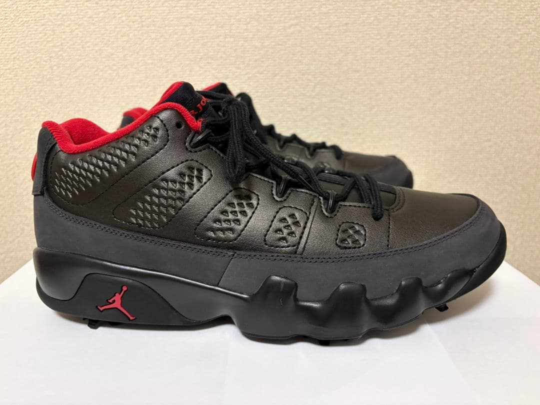 【新品】AJ 9 G BLACK/DARK CHARCOAL-TRUE RED