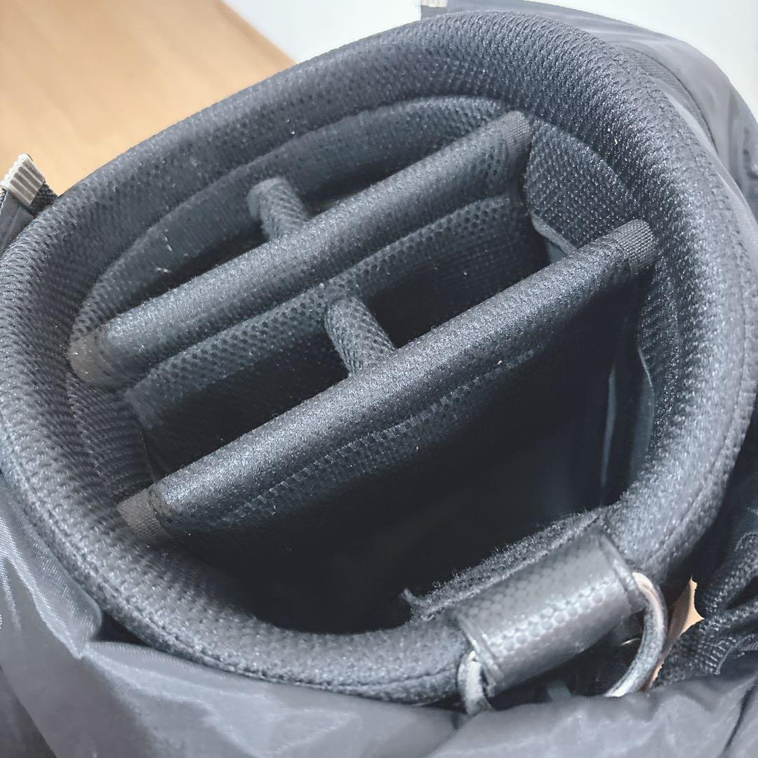 K384 美品！adidas キャディバック ブラック 軽量