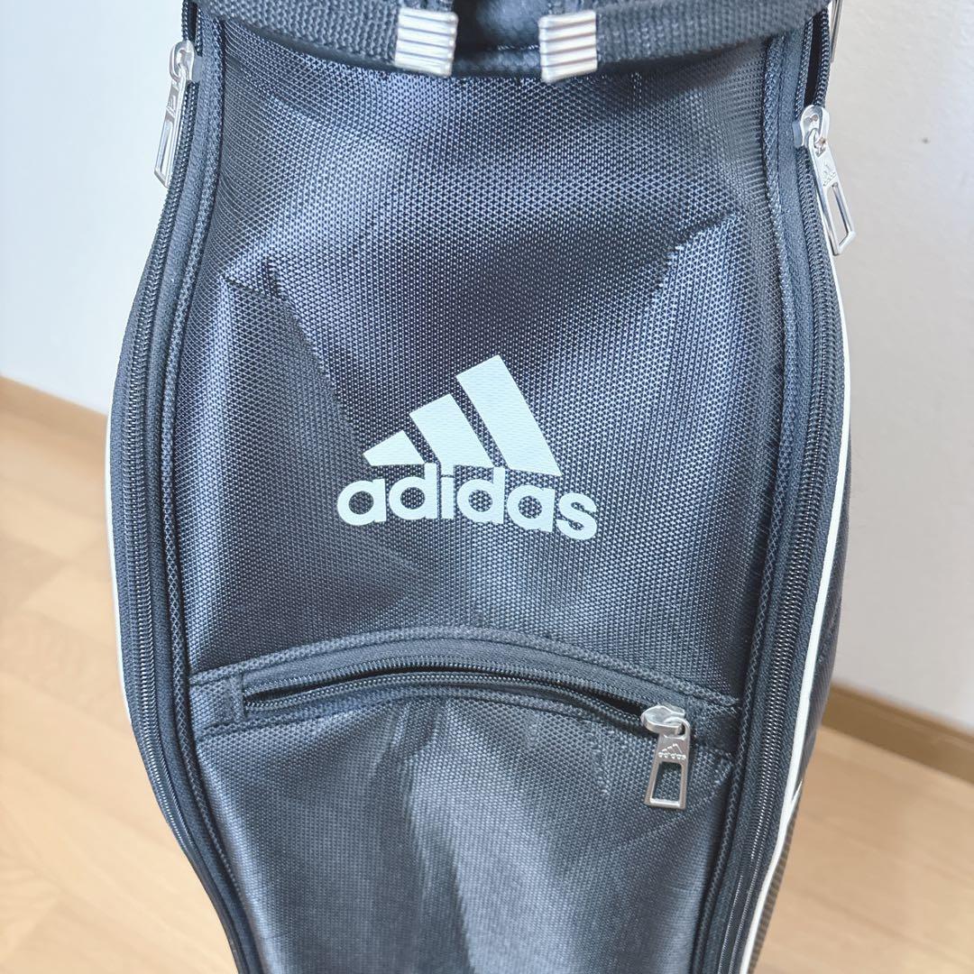 K384 美品！adidas キャディバック ブラック 軽量