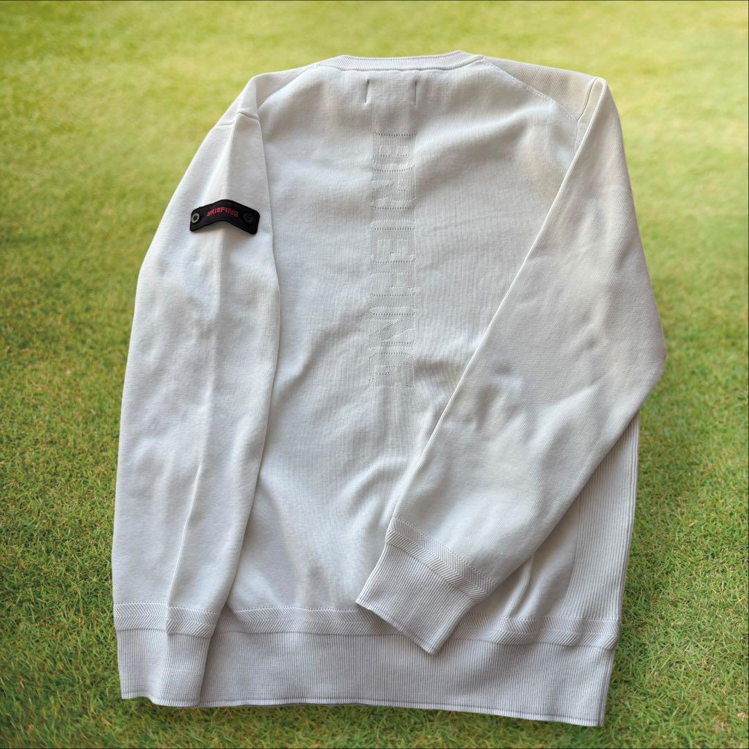 ブリーフィングゴルフ　ニット　白　M〜L相当　セーター　ホワイト　ゴルフ